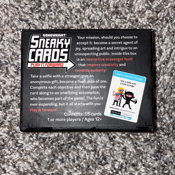 Gamewright | Games | Nwt Sneaky Cards Play It Forward Game Fun Cards To Play With Friends | Poshmark